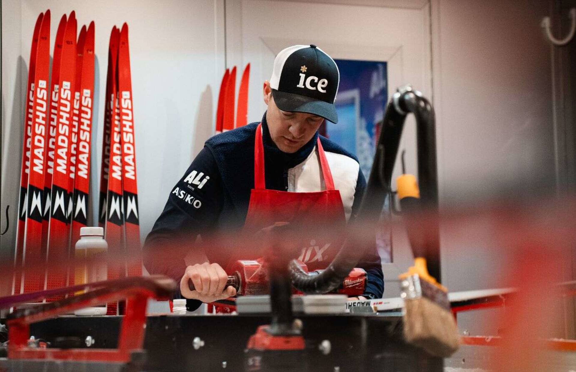 ice er midt i blinken for smøreteamet! - ice